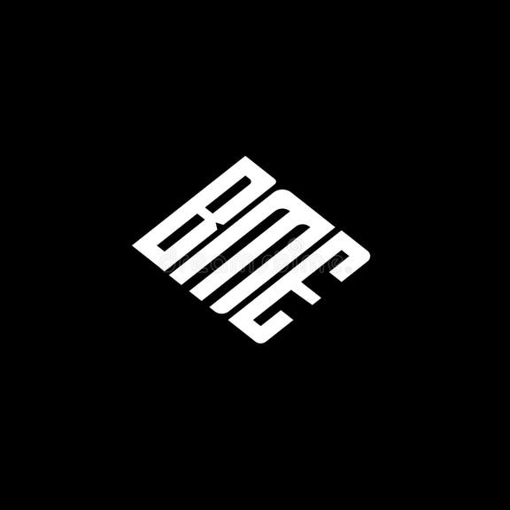BME Letter Logo Design on Black Background Stock Illustration - Illustration of emblem, creative ...