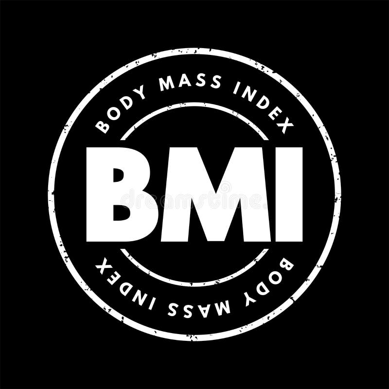 Bmi Body Mass Index Value Derived From The Mass And Height Of A