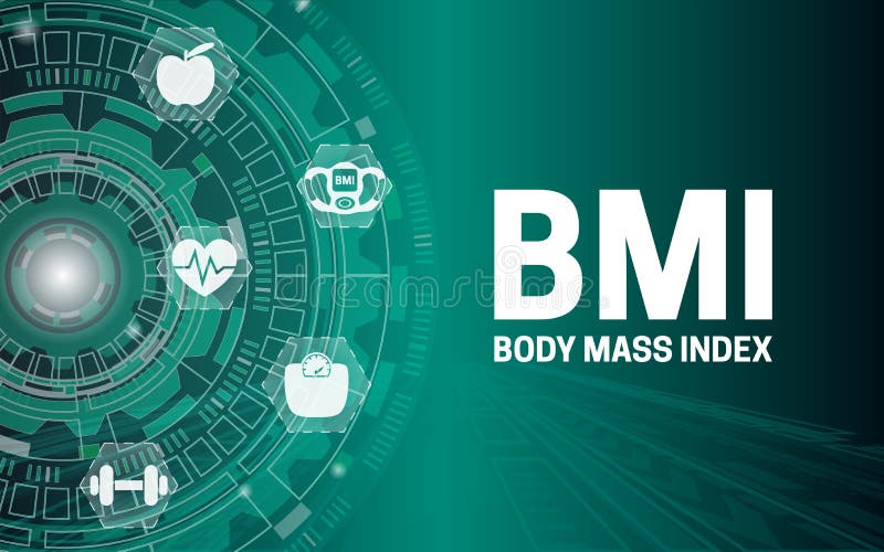 BMI and Weight Loss Banner Background Stock Vector - Illustration of ...