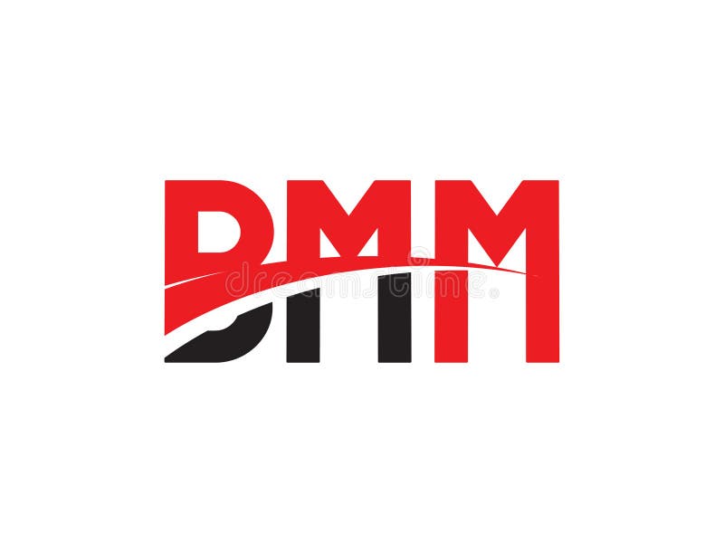 BMM Letter Initial Logo Design Vector Illustration Stock Vector ...