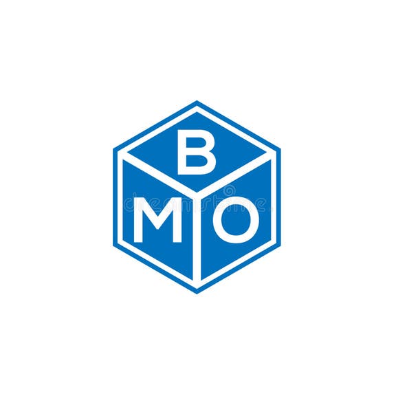 BMO Letter Logo Design on Black Background. BMO Creative Initials ...