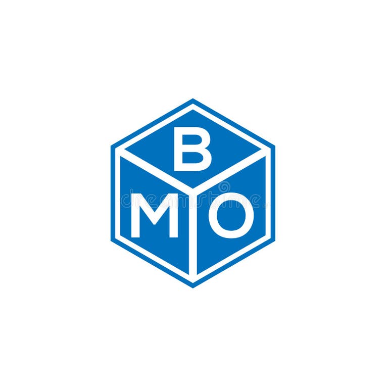BMO Letter Logo Design on Black Background. BMO Creative Initials ...