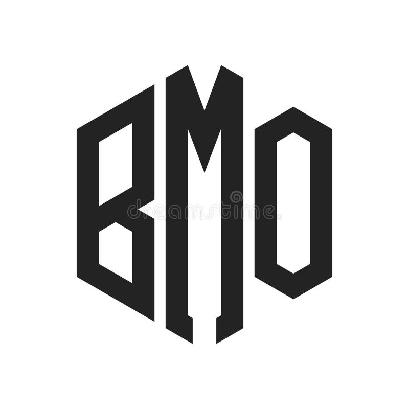 BMO Logo Design. Initial Letter BMO Monogram Logo Using Hexagon Shape ...