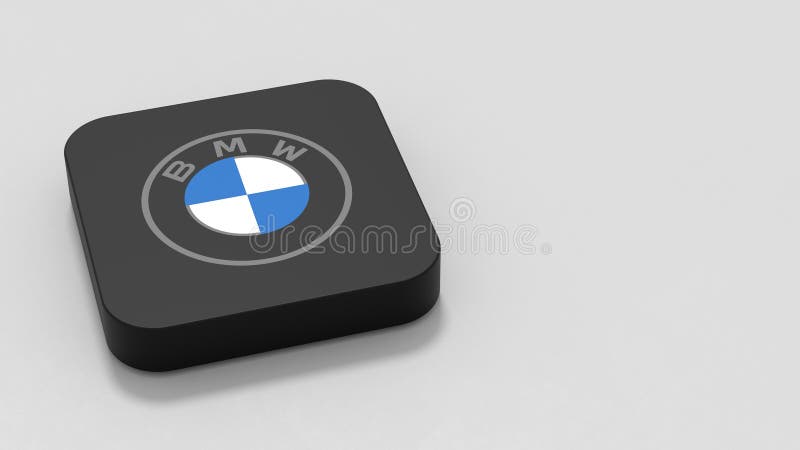 BMW App Icon on Gray Background with Copy Space Editorial Image ...