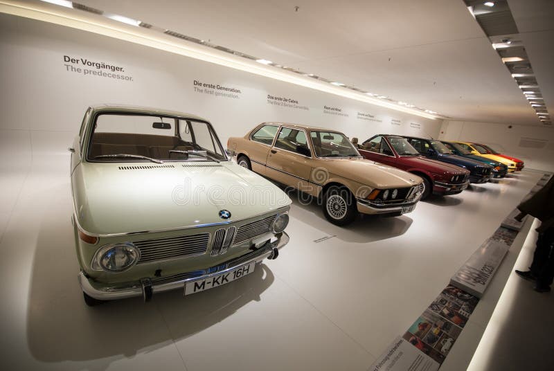BMW Car History Stand editorial stock image. Image of retro - 25640034