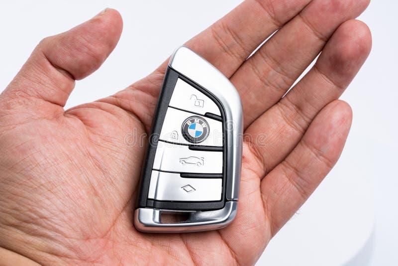 BMW Car Key for Keyless Start Editorial Photography - Image of drive ...