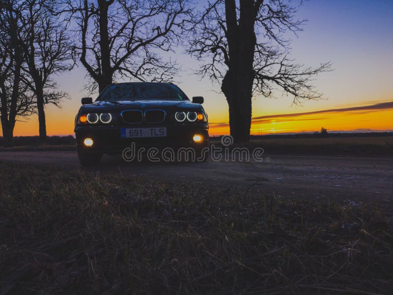 Bmw E39 with Sunset in 2020! Editorial Stock Photo - Image of yellow ...