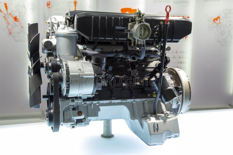 BMW Engine at the BMW Museum. Editorial Photo - Image of 1995 ...