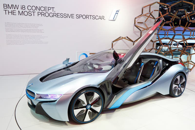 BMW i8 Concept Car editorial photography. Image of efficient - 21371922