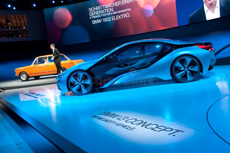 BMW i8 Concept Car editorial stock photo. Image of ausstellung - 22059338