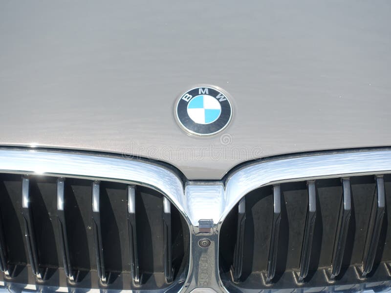 BMW Logo and Front Grill at Dealership Editorial Stock Photo - Image of ...