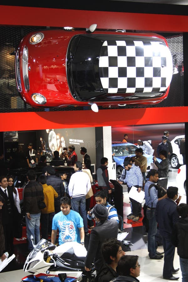 A BMW MINI on Display at Auto Expo 2012 Editorial Image - Image of ...
