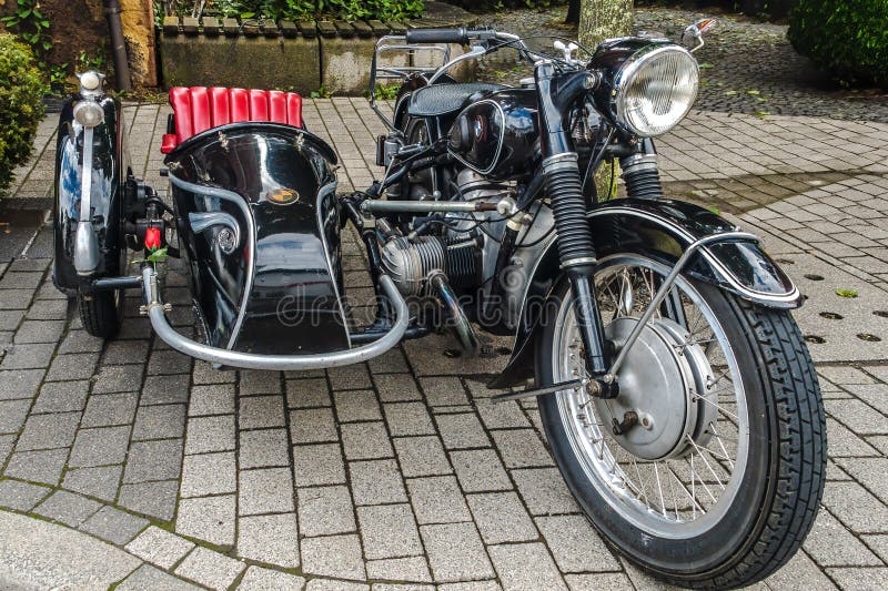 BMW Motorcycle with Sidecar Editorial Image - Image of bike, wheel ...