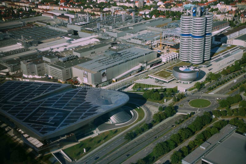 BMW Munich Factory editorial photography. Image of international - 13648337