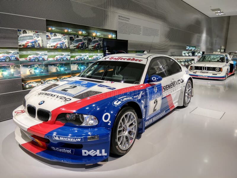 A Bmw Race Car in a Showroom of Some Sort Editorial Stock Photo - Image ...