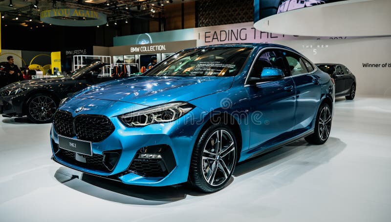 German Automotive Company BMW Displays Its Cars at an Auto Show ...