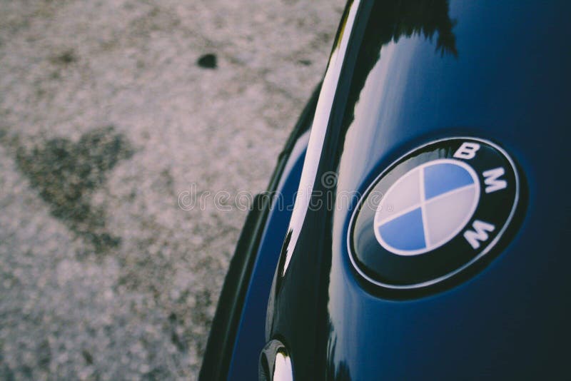Bmw sign editorial stock photo. Image of sign, blue - 134538053