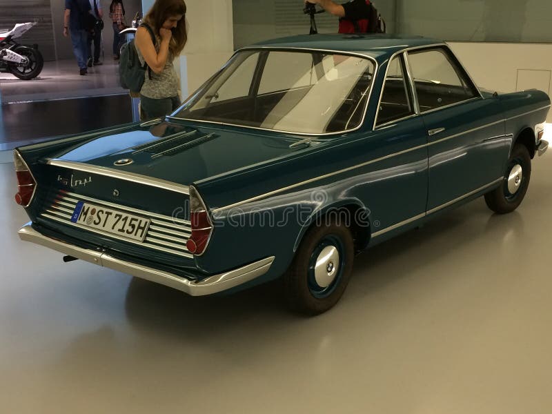 1964 BMW 700: Front and Side View, Blue Color, on Display at the BMW ...