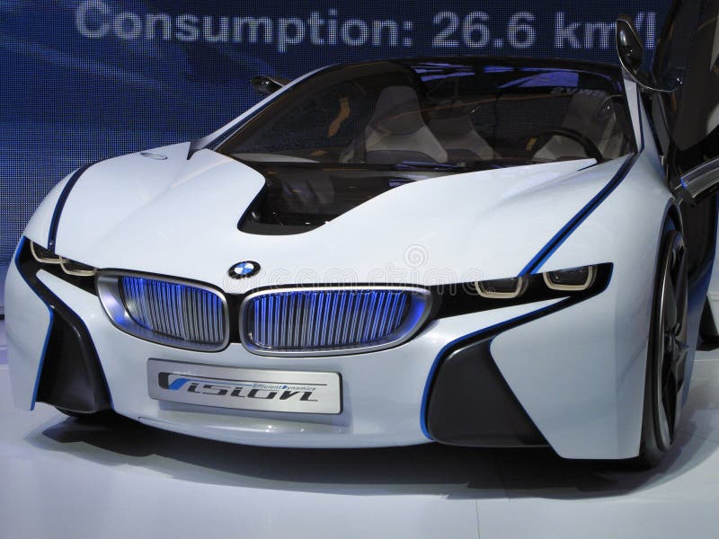 BMW Vision Efficient Dynamics Concept Car Editorial Image - Image of ...