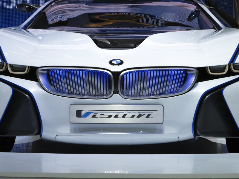 BMW Vision Efficient Dynamics Concept Car Editorial Image - Image of ...