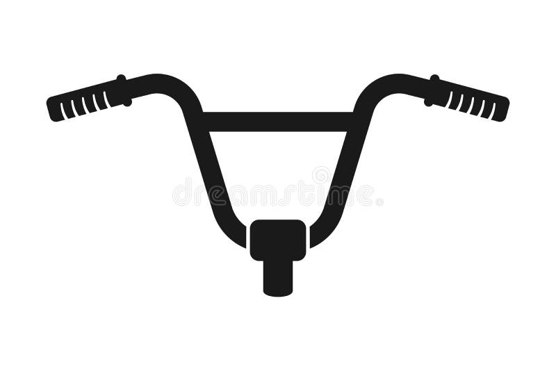 BMX Bike Handlebars Vector stock vector. Illustration of handlebar ...