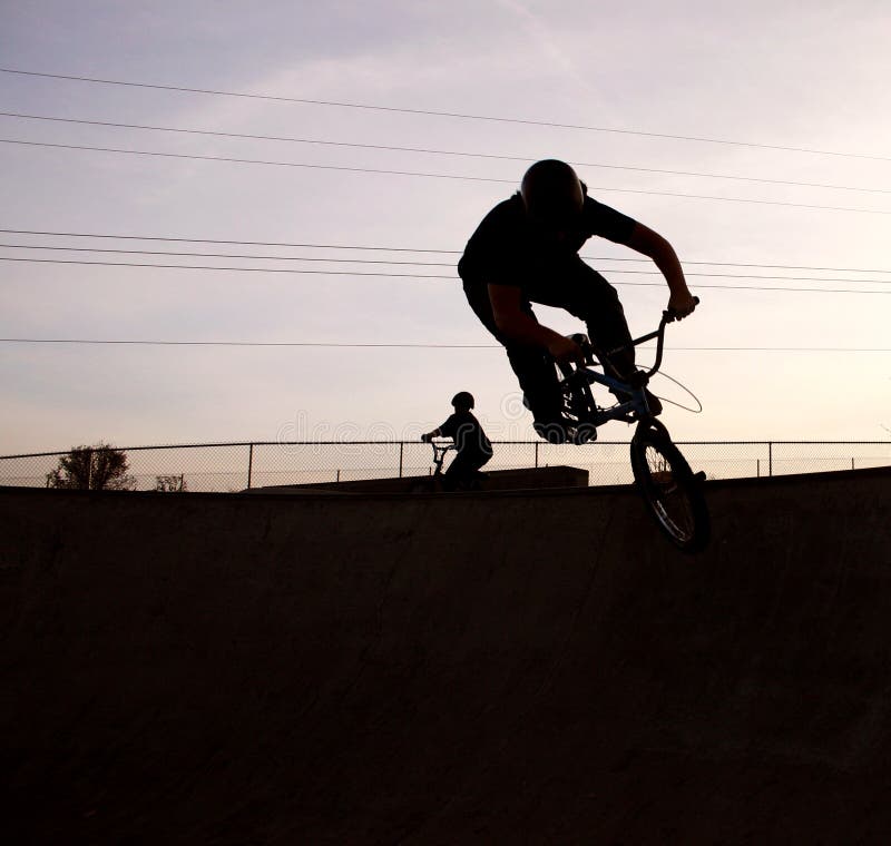 BMX Biker stock image. Image of extreme, bike, intense - 793365