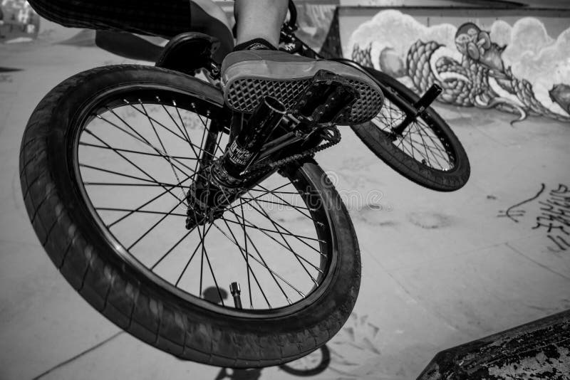 BMX biking stock image. Image of shot, blackandwhitephotography - 96835841