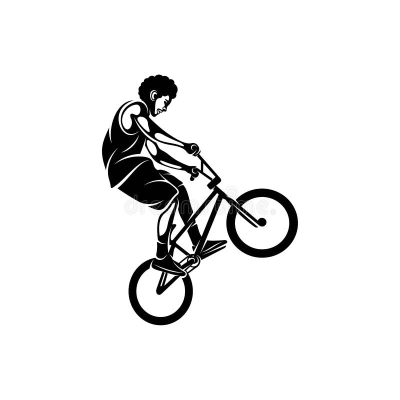 Bmx Rider Silhouette Stock Illustrations – 487 Bmx Rider Silhouette ...