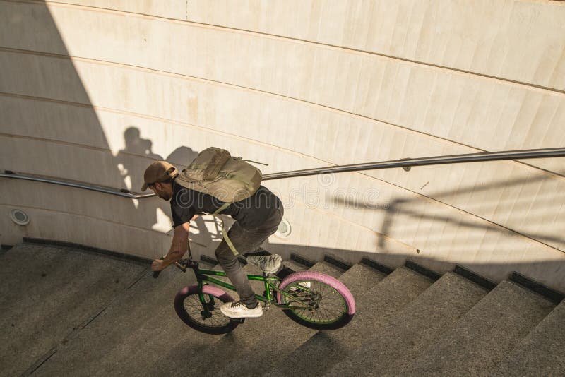 BMX Rider on the Street of a City Stock Image - Image of culture, bike ... BMX Rider on the Street of a City Stock Image - Image of culture, bike ...