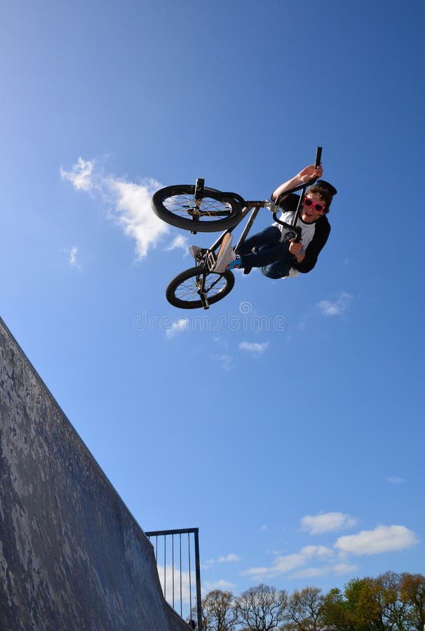 Bmx rider editorial image. Image of view, lymington, bike - 79644405