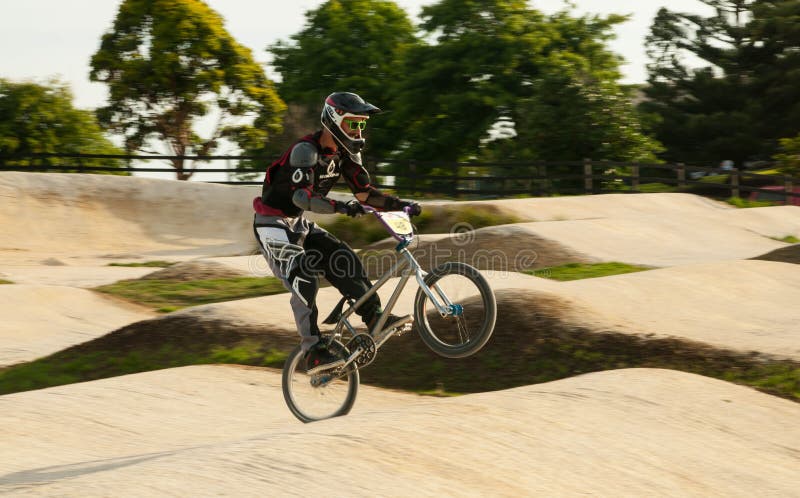 BMX rider wheely editorial stock photo. Image of track - 37549048