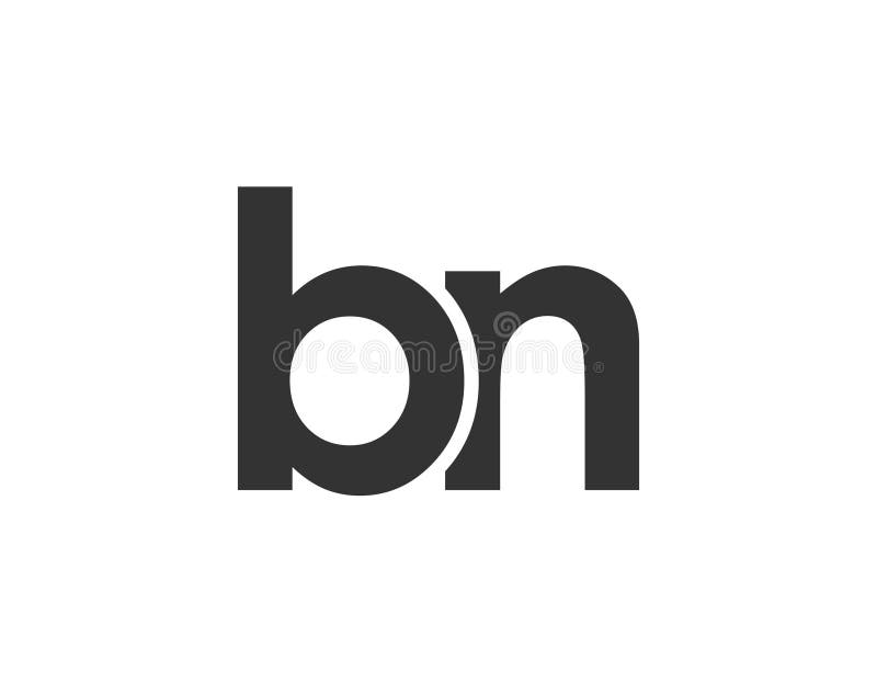 BN Creative Geometric Initial Based Modern and Minimal Logo. Letter B N ...