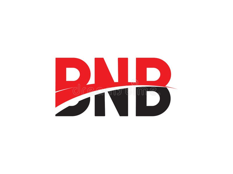 BNB Letter Initial Logo Design Vector Illustration Stock Vector ...