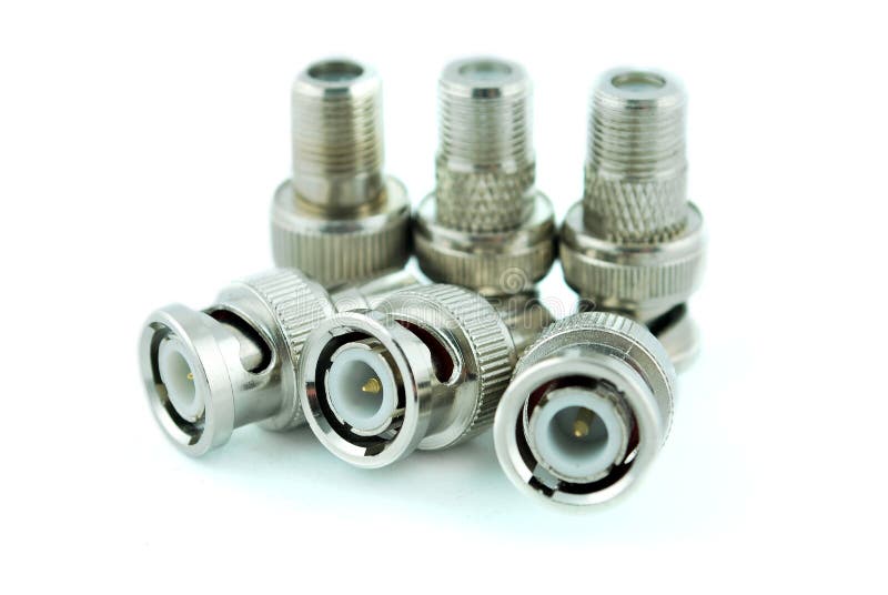 BNC Terminated Cables stock photo. Image of sockets, internet - 4699744