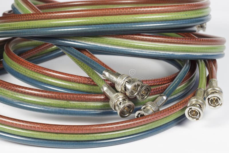 Older Coaxial Ethernet Cable with BNC Terminals and New with RJ45 ...