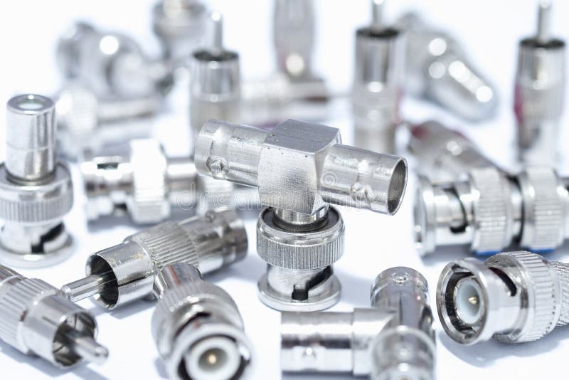 BNC connectors stock image. Image of communication, audio - 41464687