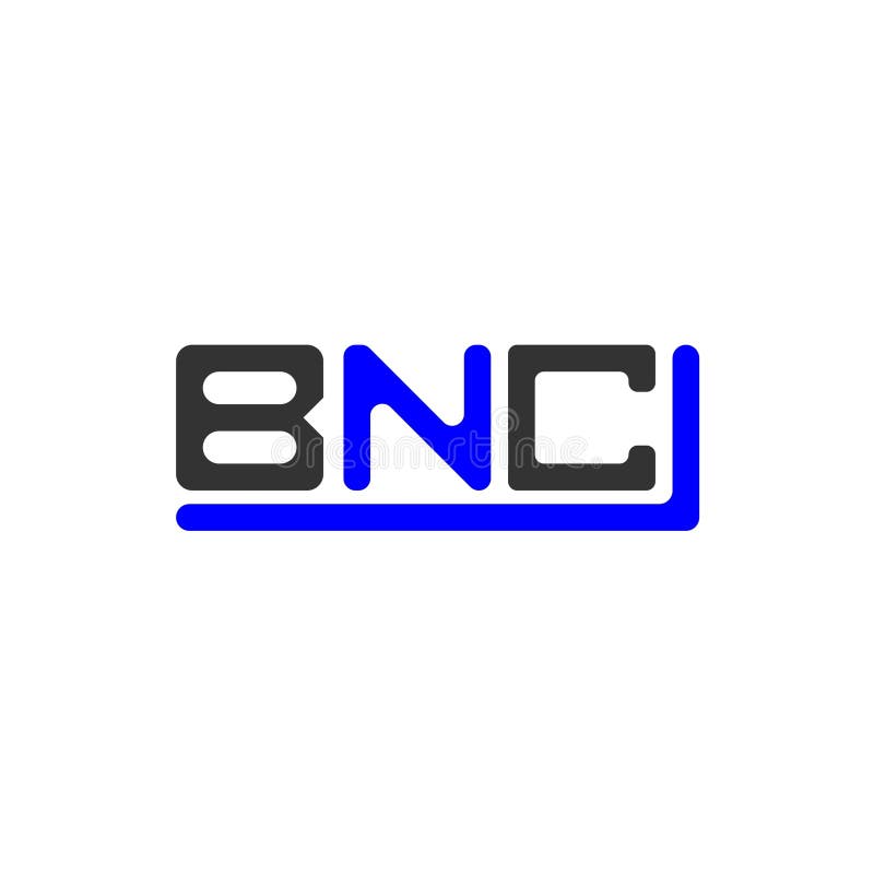 BNC Letter Logo Creative Design with Vector Graphic, BNC Stock Vector ...