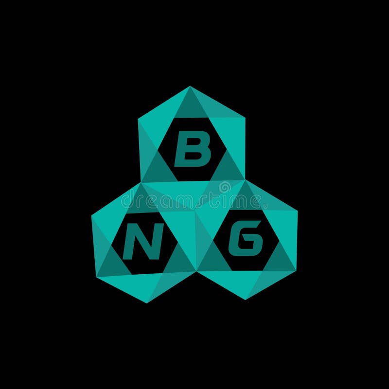 BNG Creative Minimalist Letter Logo. BNG Unique Vector Initials ...