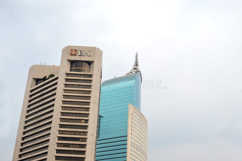 BNI Building in Jakarta, Indonesia Editorial Image - Image of business ...