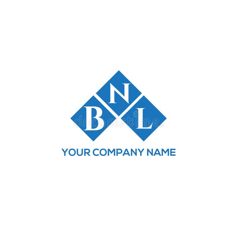 BNL Letter Logo Design on WHITE Background. BNL Creative Initials ...