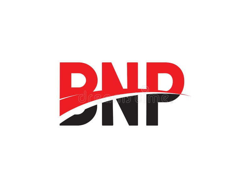 BNP Letter Initial Logo Design Vector Illustration Stock Vector ...