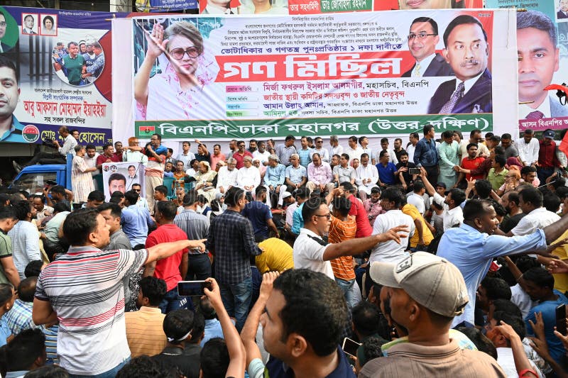 BNP Protest Rally in Dhaka, Bangladesh Editorial Image - Image of 2023 ...