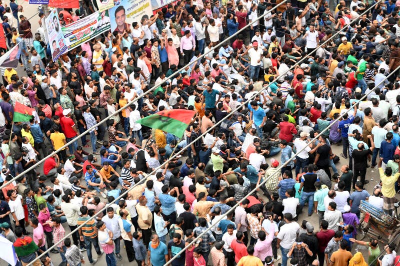 BNP Protest Rally in Dhaka, Bangladesh Editorial Image - Image of ...