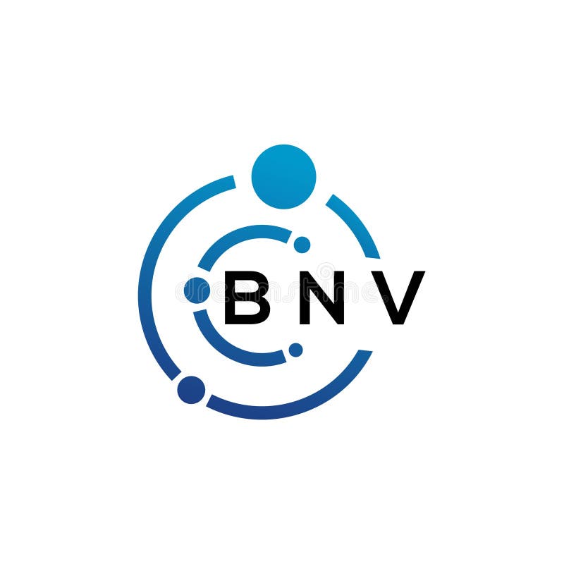 BNV Letter Logo Design on White Background. BNV Creative Initials ...
