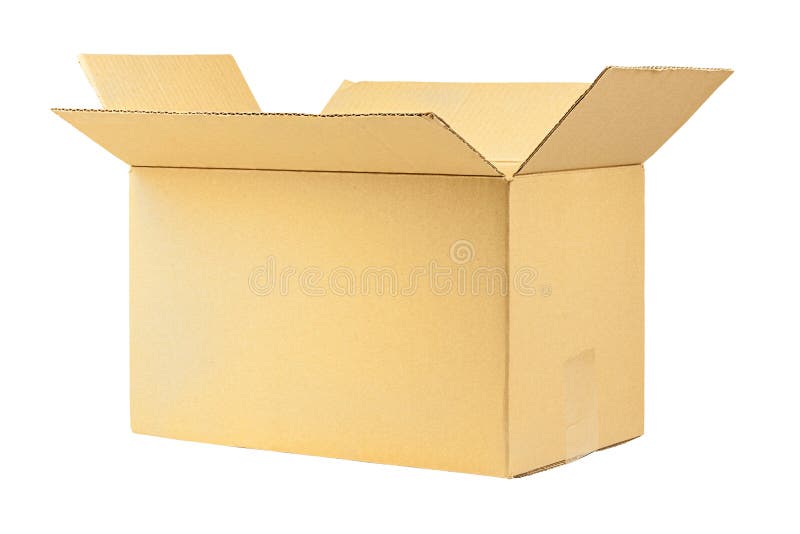 Boîte en carton vide image stock. Image du module, rectangulaire - 11275957