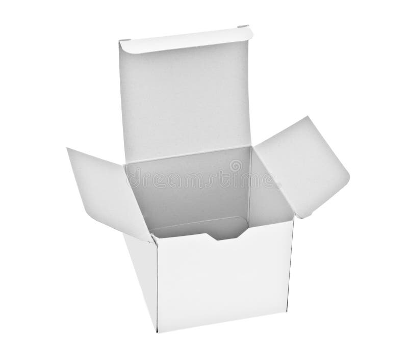 Boîte en carton vide image stock. Image du livrer, bureau - 16368555