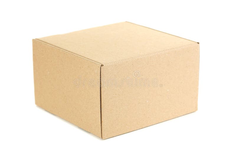 Boîte en carton vide image stock. Image du panneau, livraison - 68706425