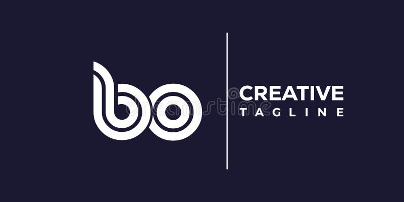 BO abstract logo stock vector. Illustration of logo - 356194409
