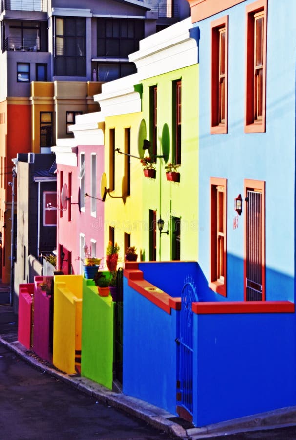 The Bo Kaap in Cape Town South Africa Stock Image - Image of south ...