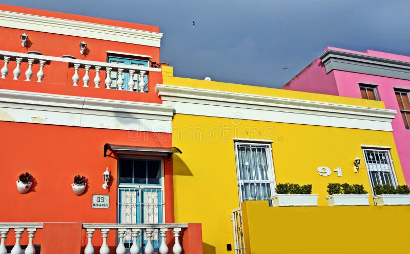 The Bo Kaap in Cape Town South Africa Stock Image - Image of malay ...